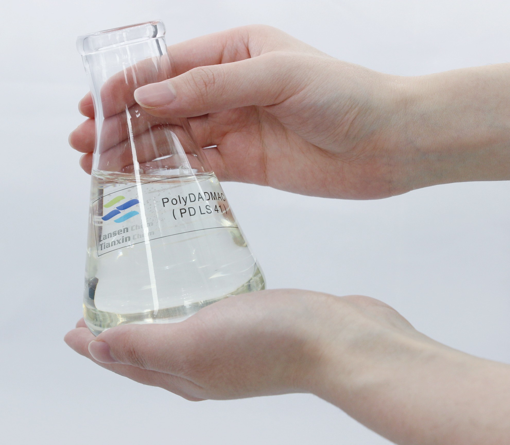 Viscous Liquid Cationic Poly Diallyl Dimethyl Ammonium Chloride Water ...