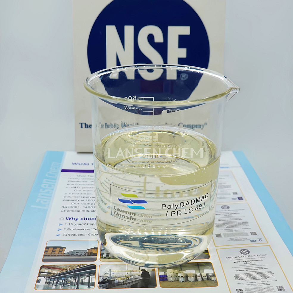 Non Toxic Stably Under Different PH Liquid Type Polydadmac Minimal ...